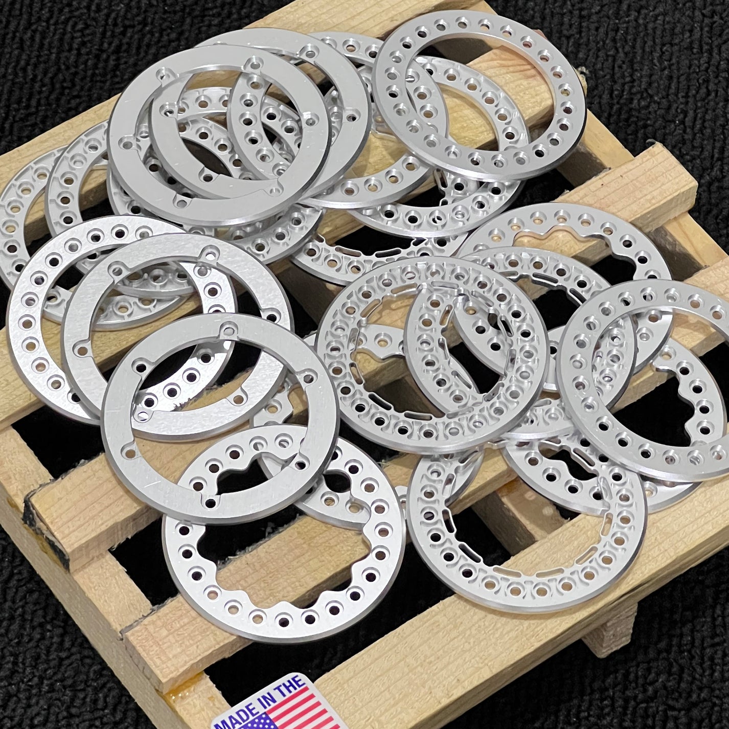 1.9" Beadlock Rings - Billet Aluminum – RC Forged Mini Wheels